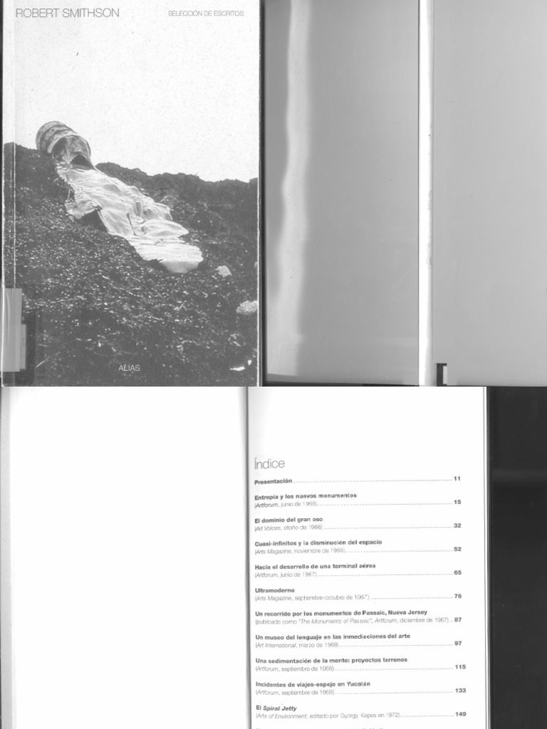 Robert Smithson - Selección de Escritos - 2009 | PDF