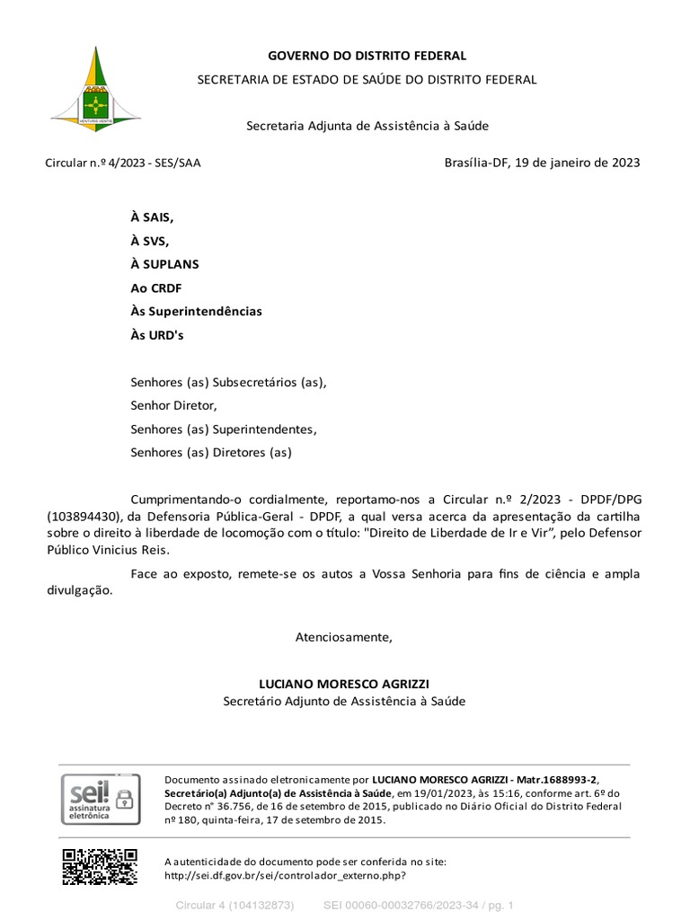 Cartilha Direiro de Ir e Vir | PDF | Liberdade | Habeas corpus