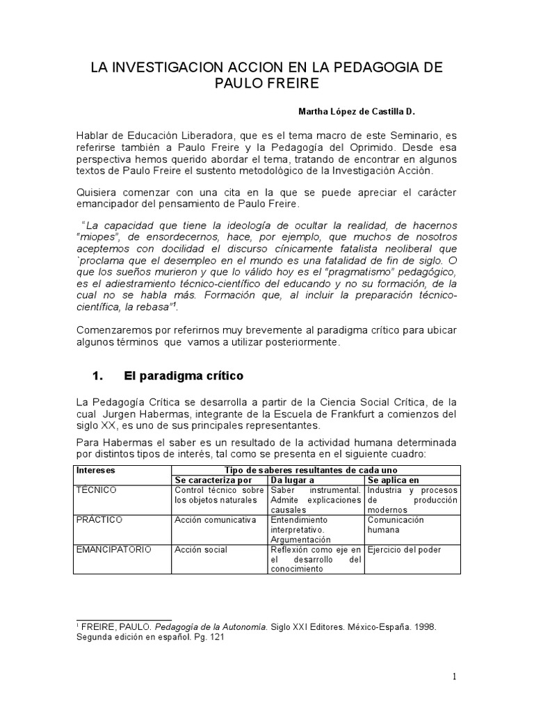 La IA en La Pedagogia de Paulo Freire de Martha Castilla Sin Fecha ...