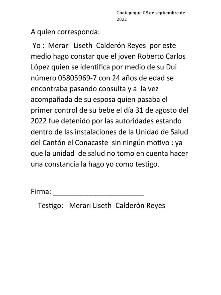 Cartas de A Quien Corresponda | PDF