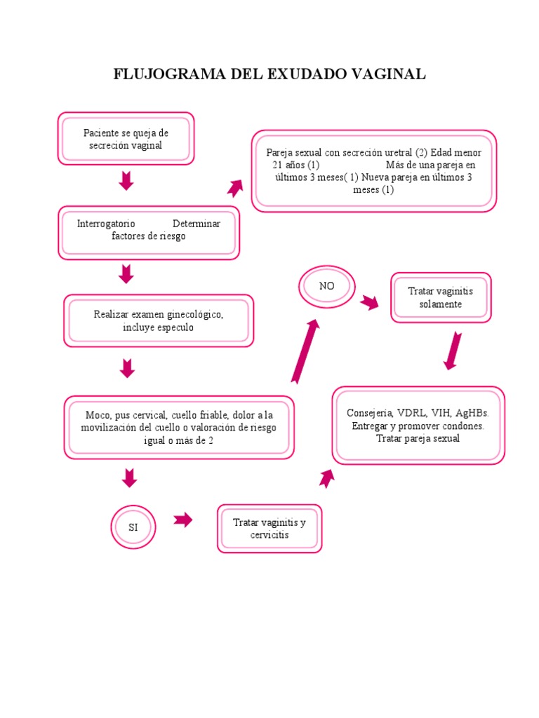 Flujograma Del Exudado Vaginal | PDF