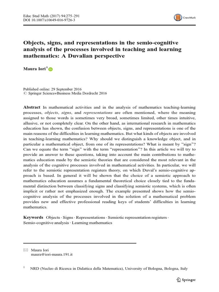 Analisis Semiotico Iori 2017 | PDF | Semiotics | Representation (Arts)