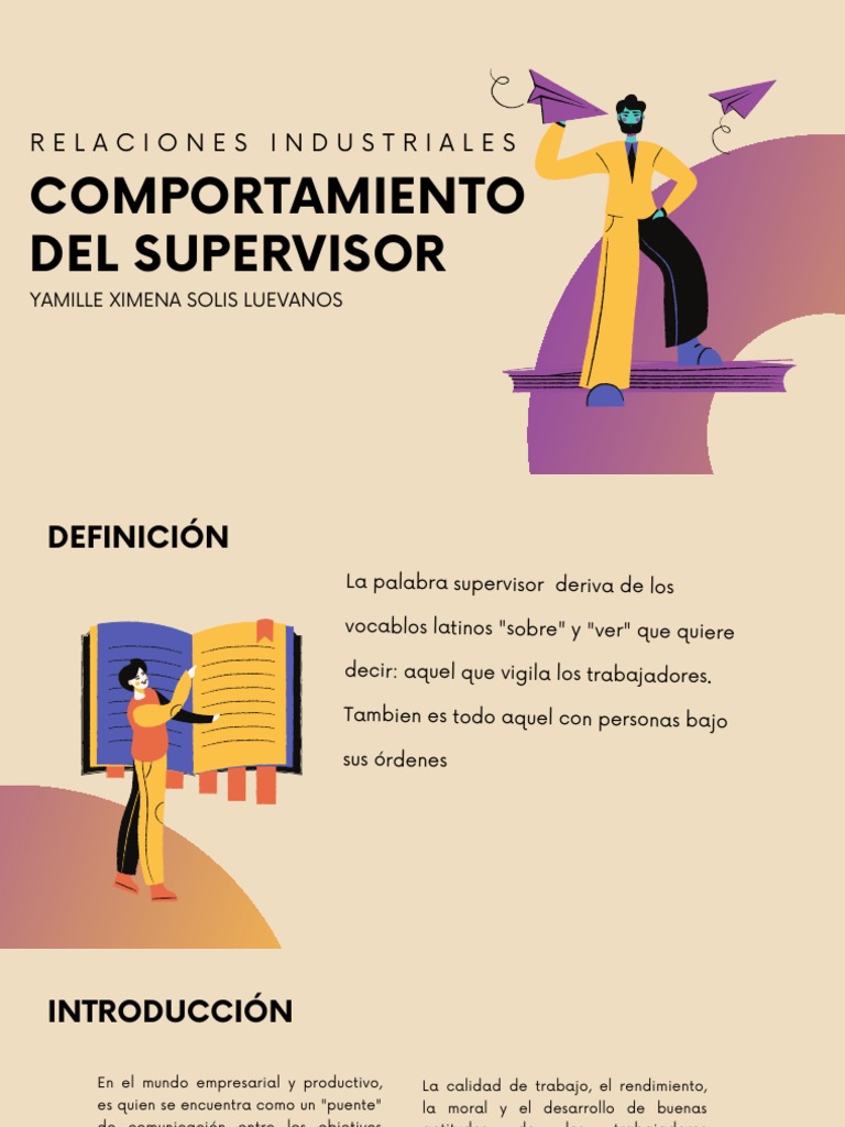 Comportamiento Del Supervisor | PDF | Gestión de recursos humanos