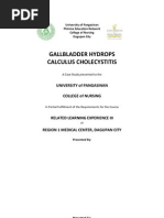A Case Study On Cholelithiasis | PDF | Gallbladder | Bile