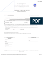 CCTV Installation Completion Certificate | PDF