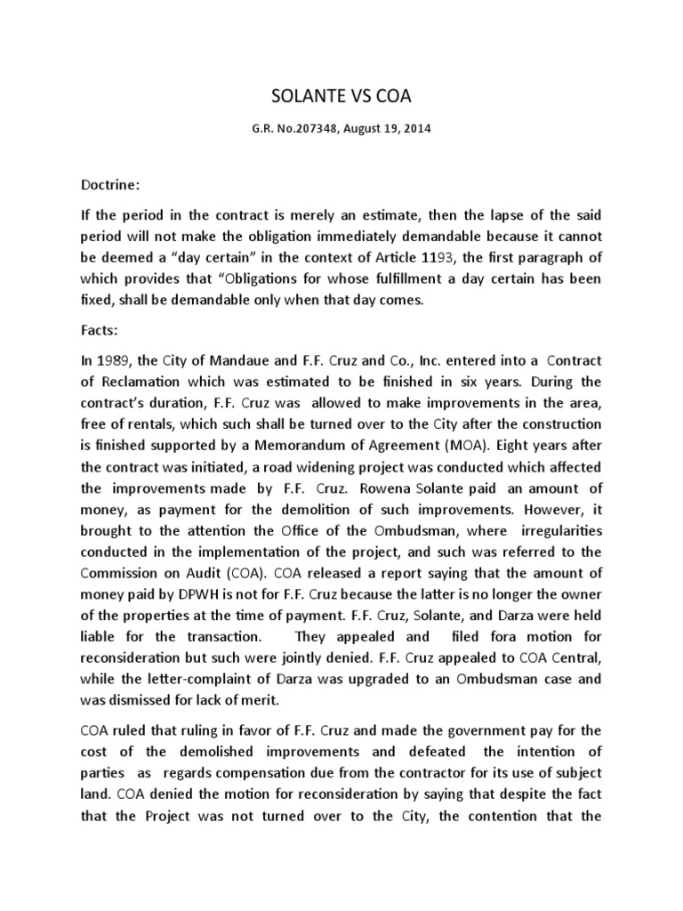 Case Digest Civil Law Review | PDF | Business | Justice