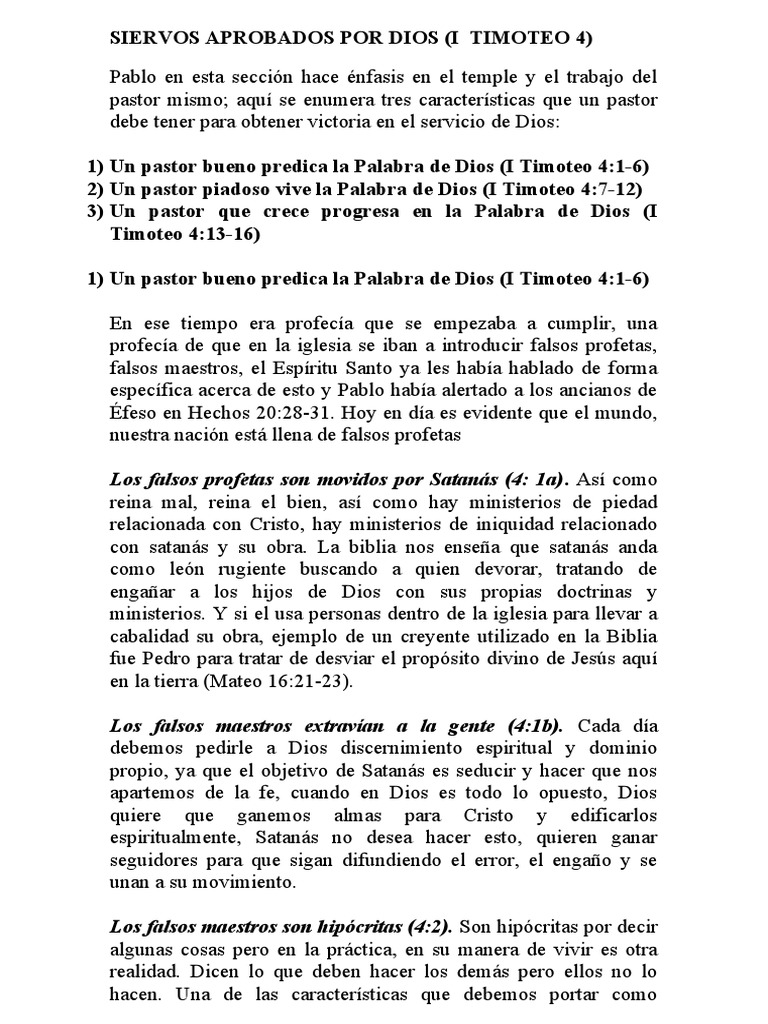 Libro de I Timoteo | Descargar gratis PDF | Jesús | Fe