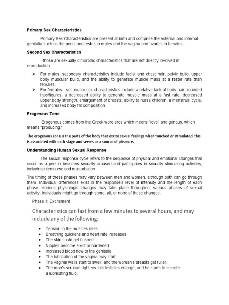 Primary Sex Characteristics Download Free Pdf Orgasm Sex
