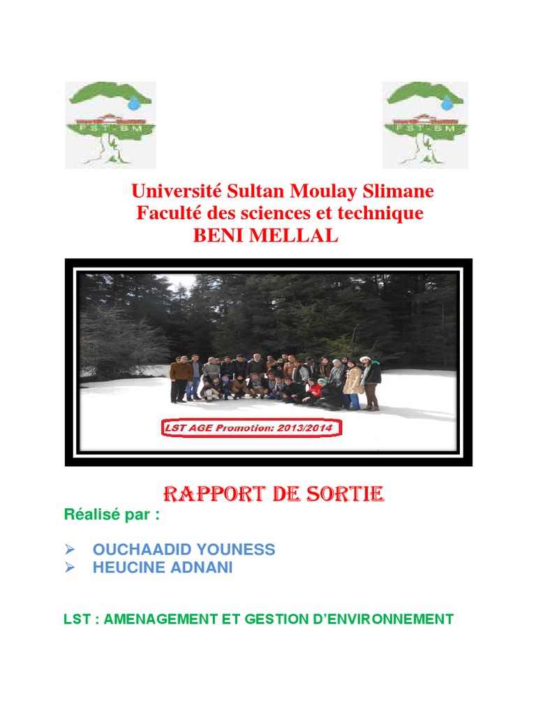 Rapport de sortie écologique au Maroc | PDF