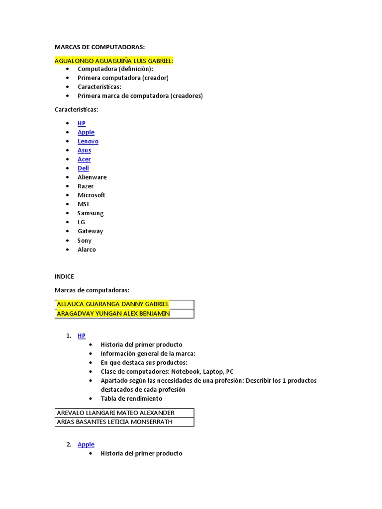 Trabajo Wiki Informatica | PDF | Business | Computadoras personales
