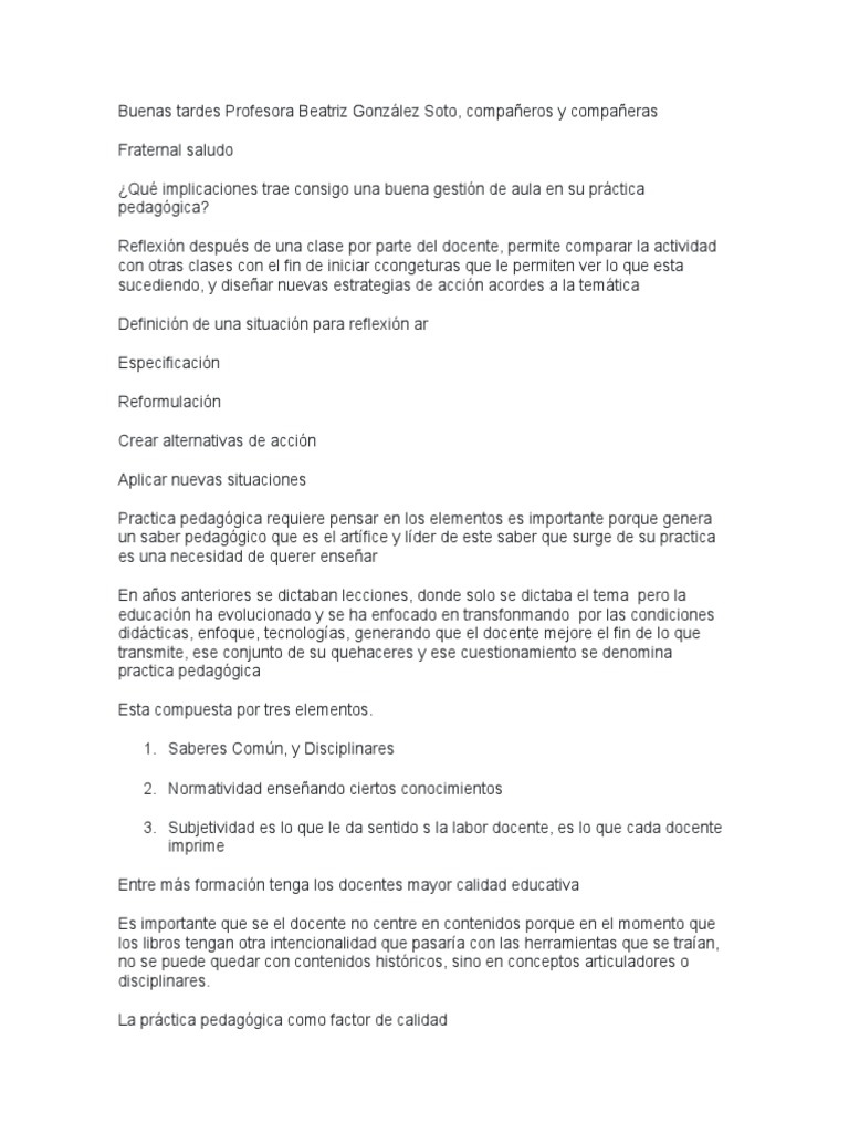 Foro 5 Pedagogia y Curriculo | PDF | Maestros | Enseñando