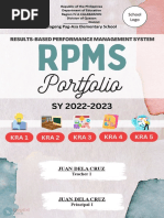 RPMS Template SY 2022-2023 | PDF | Learning | Educational Assessment
