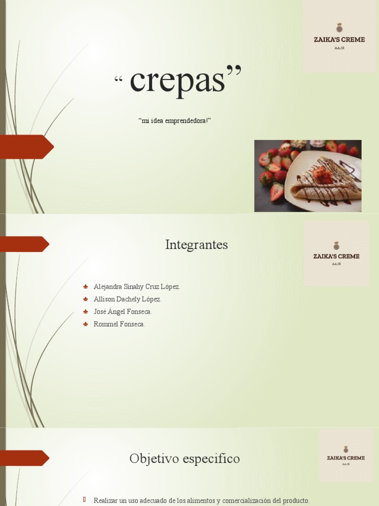 Crepas Trabajo | PDF | Cocina occidental | Comida regional y étnica