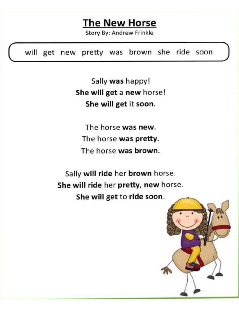 Sight Words Reading Comprehension Stories | PDF