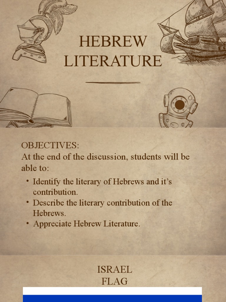 Hebrew Literature | PDF | Bible | Hebrew Language