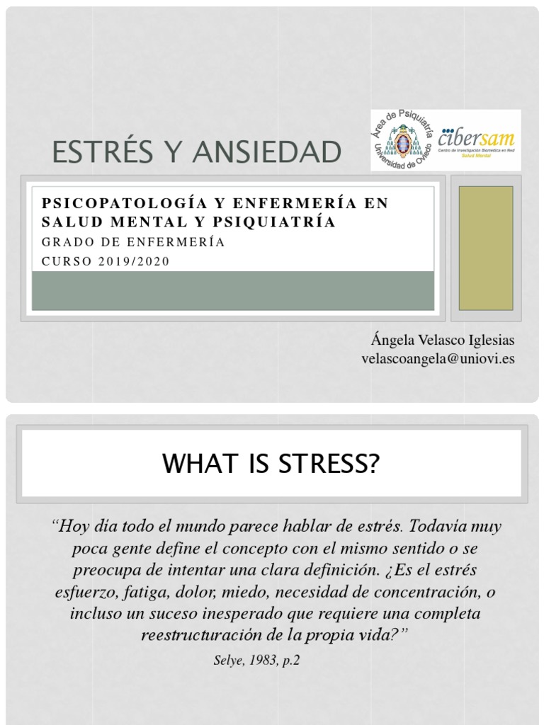 Diapositivas Explican El Modelo de Lazarus y Otros Modelos de Estres ...