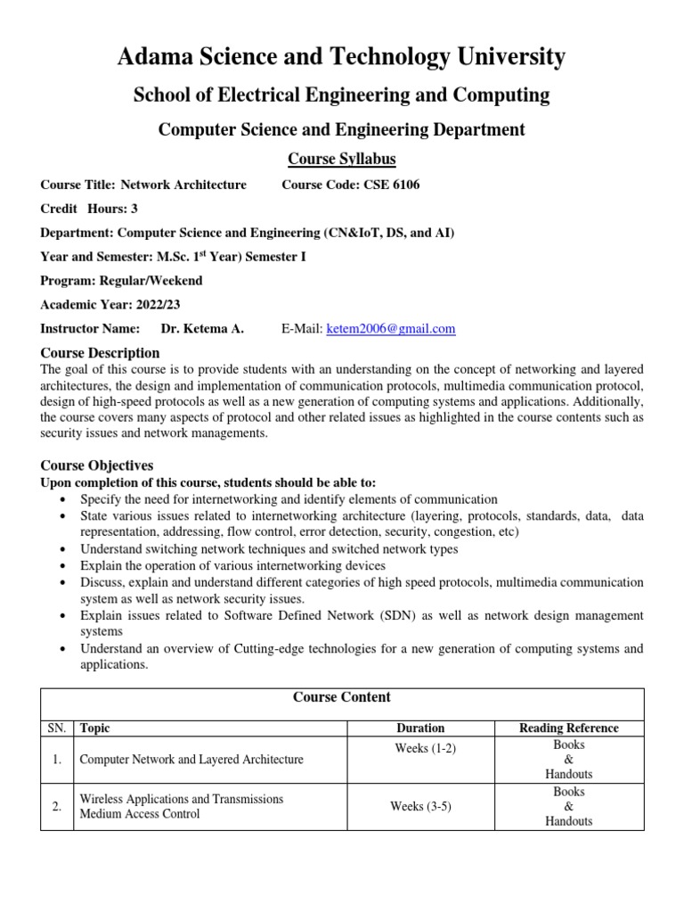 Network Architecture - 2022 | PDF | Computer Network | Computing
