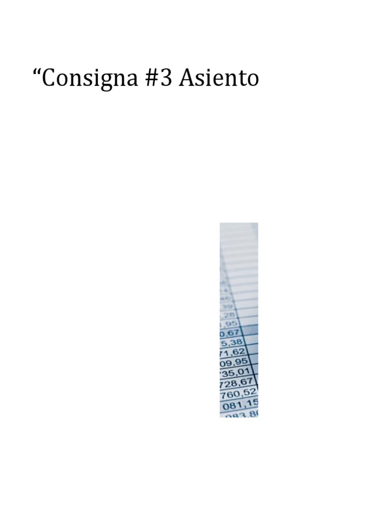 Consigna N. 3 Asientos de Cierre y Estado de Resultados (Final) | PDF | Estado de resultados ...