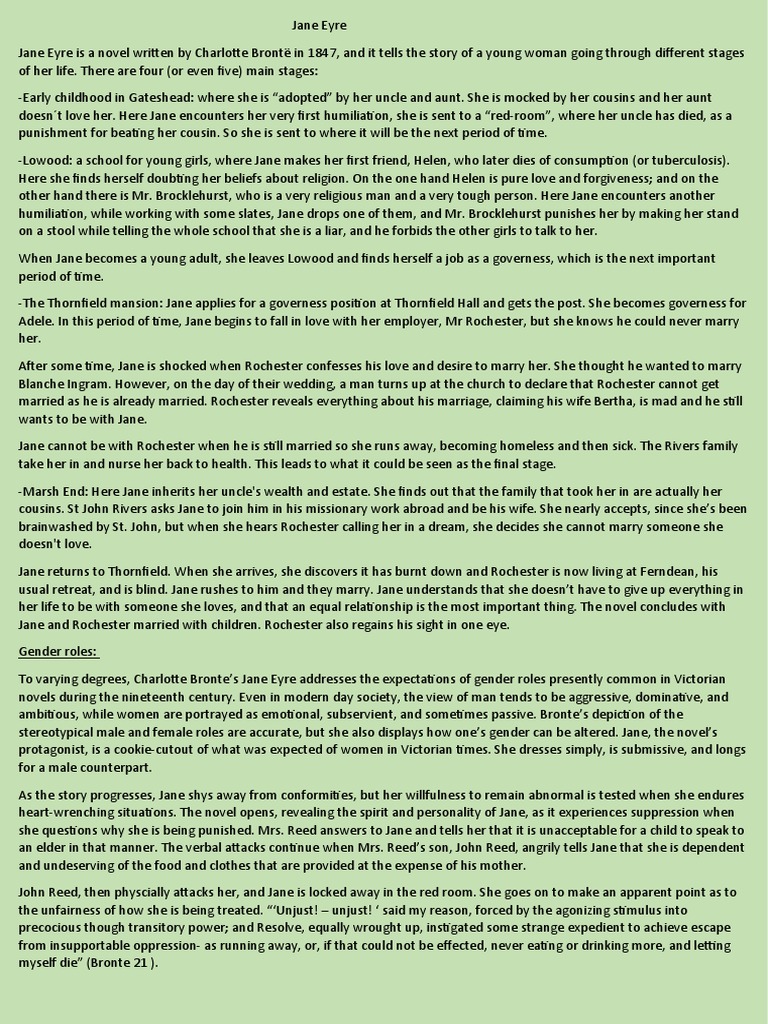 Jane Eyre: A Novel Exploring the Complex Journey of Self-Discovery and ...