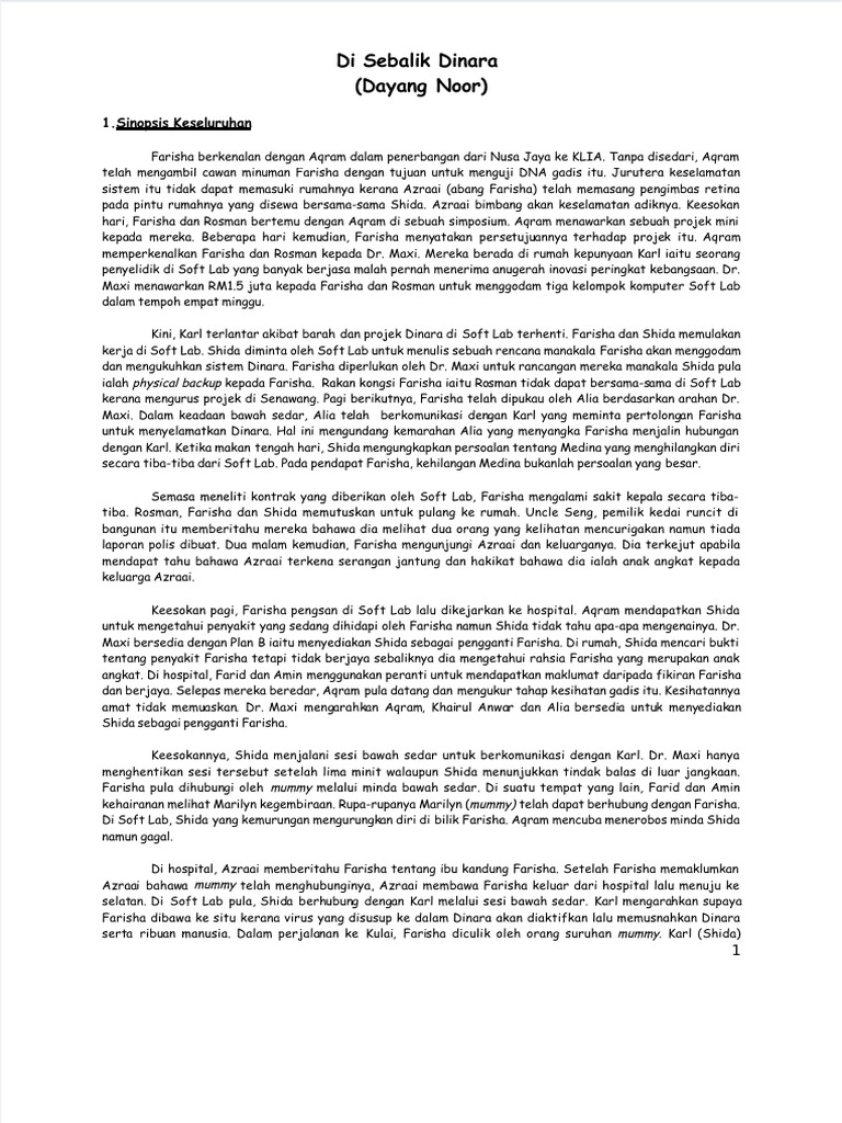 Modul Novel Dinara | PDF