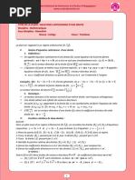 Maths 5e - Puissances Dun Entier | PDF | Mathématiques | Multiplication