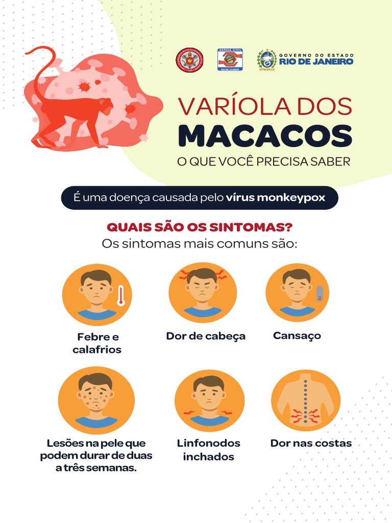 Cartilha Variola Macacos 3 | PDF | Varíola | Ciências da Saúde