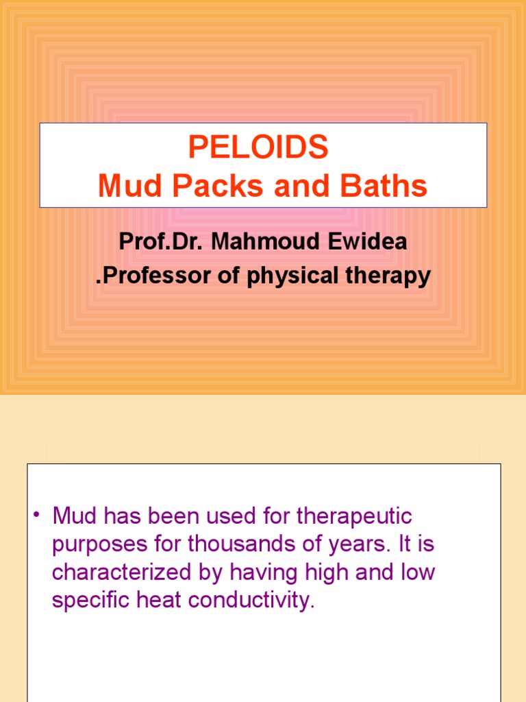 Therapeutic Effects and Applications of Mud Therapy and Fluidotherapy ...