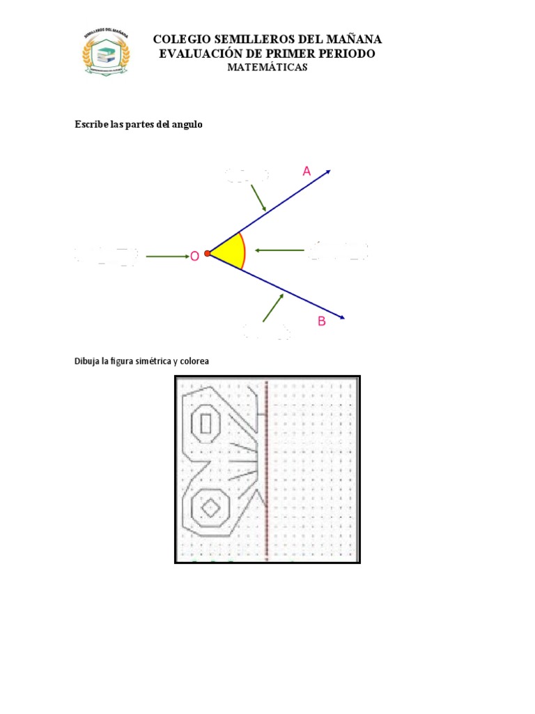 Escribe Las Partes Del Angulo | PDF