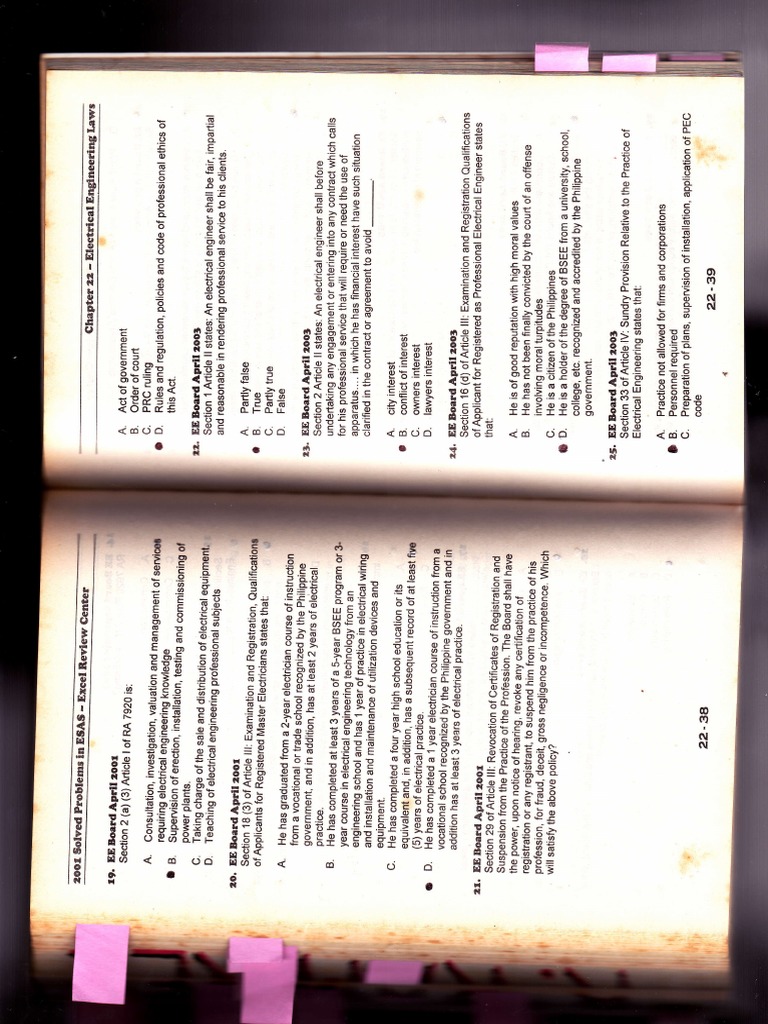 IMG - 0114 ESAS 2001 Solved Problem Objectives 21-39 | PDF IMG - 0114 ESAS 2001 Solved Problem Objectives 21-39 | PDF