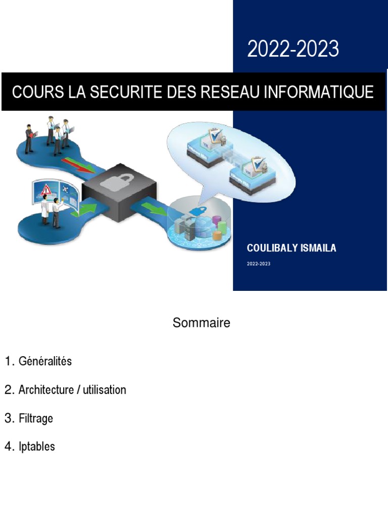 Cours de Securite Des Reseaux Informatique | PDF | Pare-feu (informatique) | Protocoles Internet