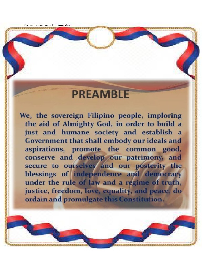 Preamble | PDF