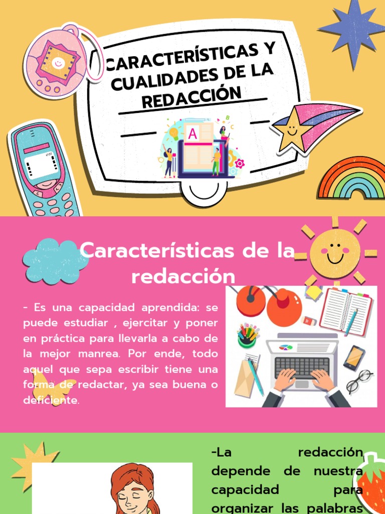 Características y Cualidades de La Redacción | PDF | Edición de copia ...