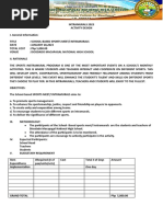 Intramurals Activity Proposal 2025 | PDF | Learning