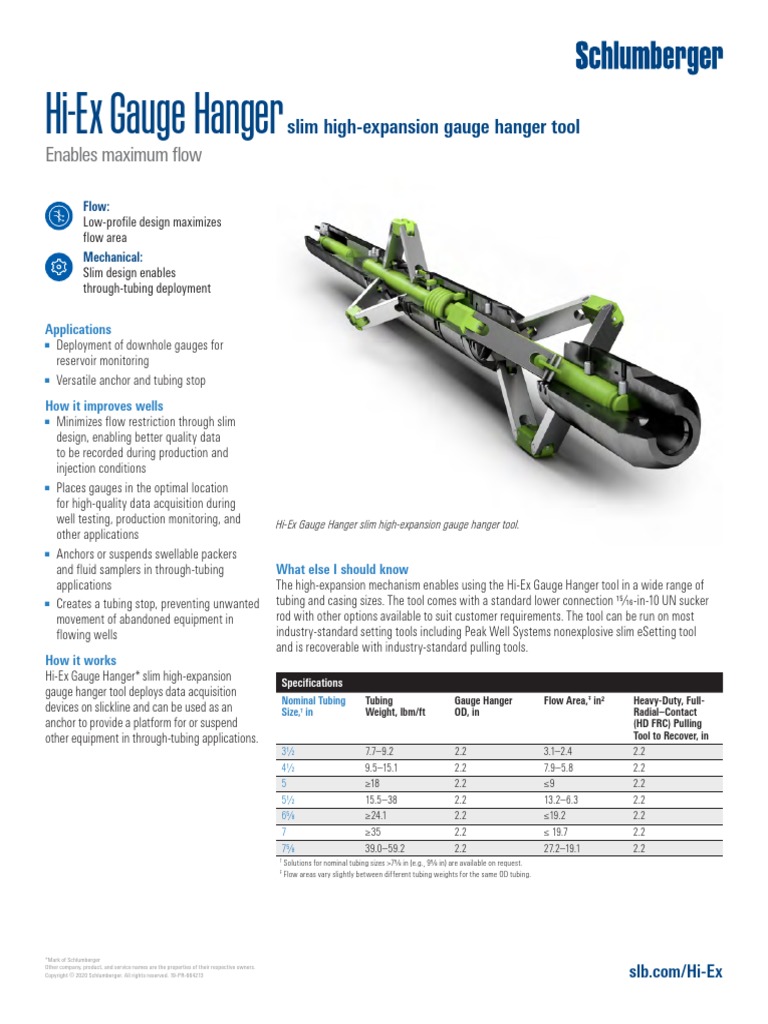 Hi Ex Gauge Hanger Ps | PDF | Pipe (Fluid Conveyance) | Manufactured Goods