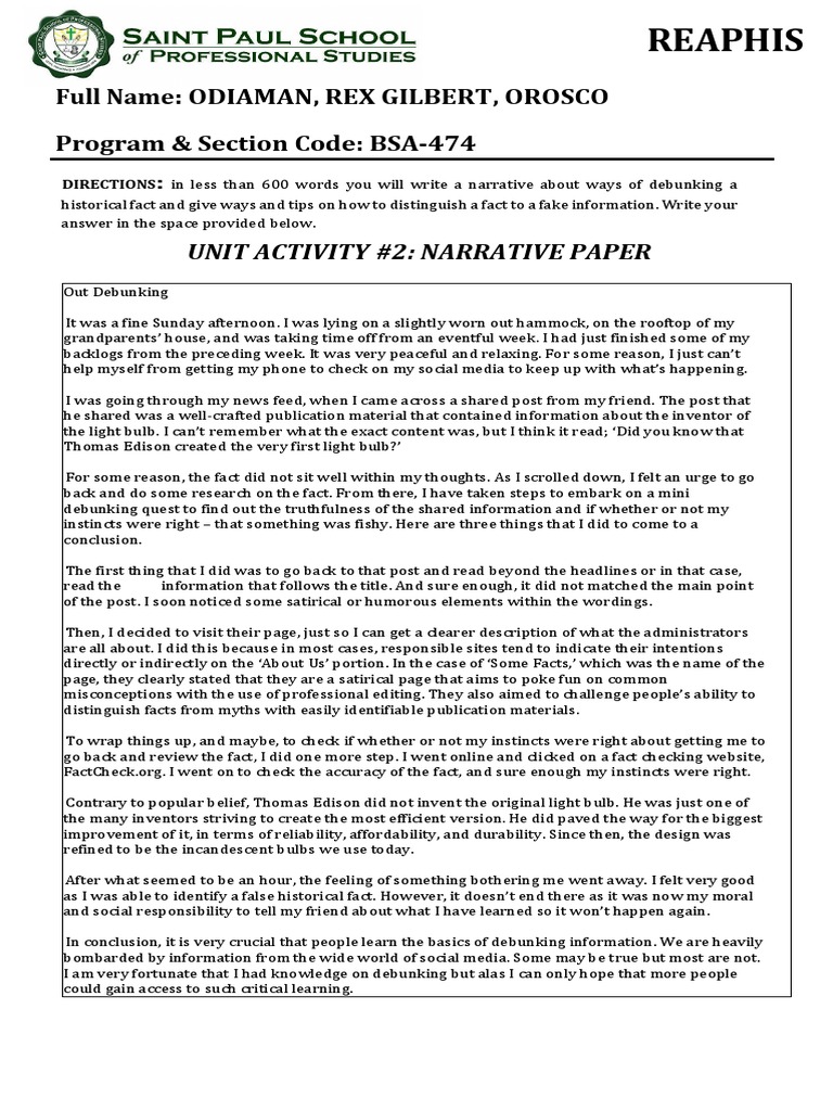 Debunking Historical Myths Online | PDF | Incandescent Light Bulb ...