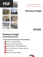 Working at Height Procedure | PDF | Scaffolding | Safety