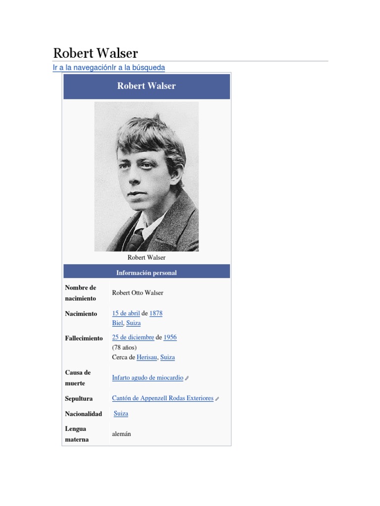 Robert Walser | PDF