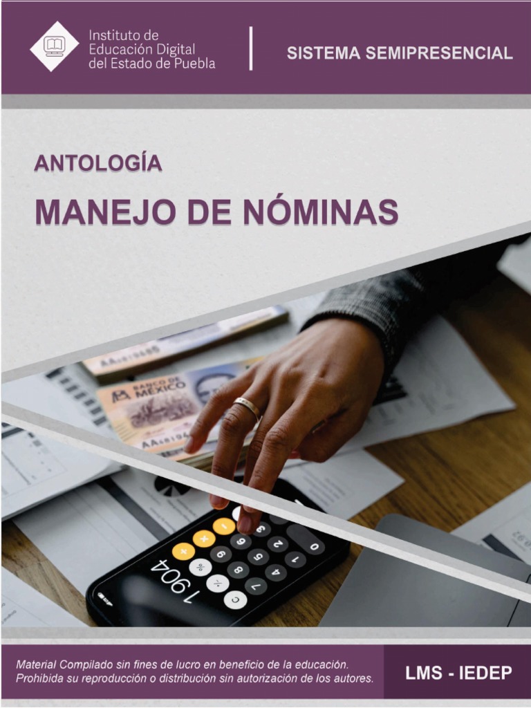 Antologia U1 Manejo de Nominas | PDF | Salario | Presupuesto