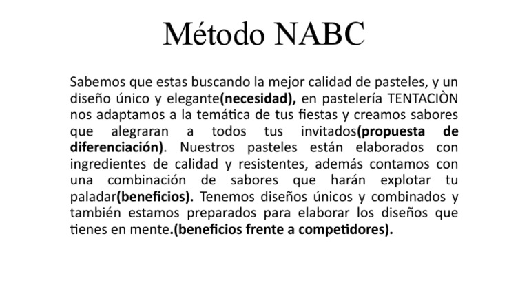 Método NABC | PDF
