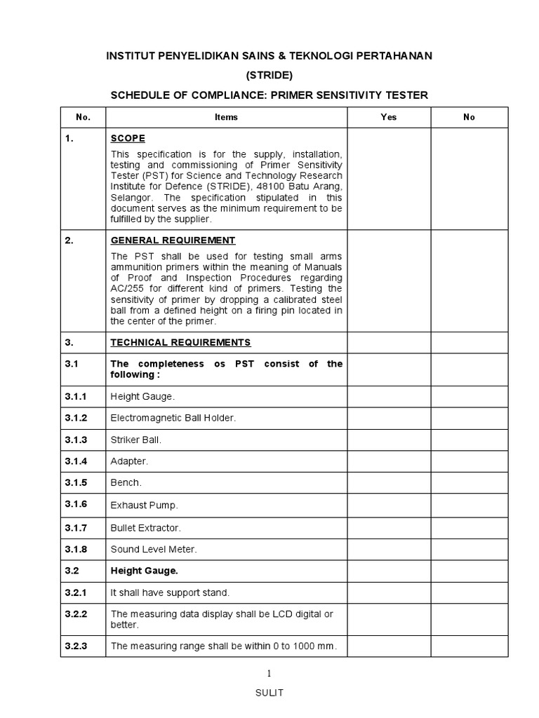 SOC Primer Sensitivity Tester | PDF | Caliber | Calibration
