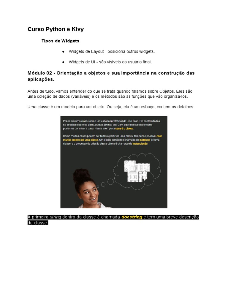 Curso Python - Interface Gráfica Com Kivy | PDF