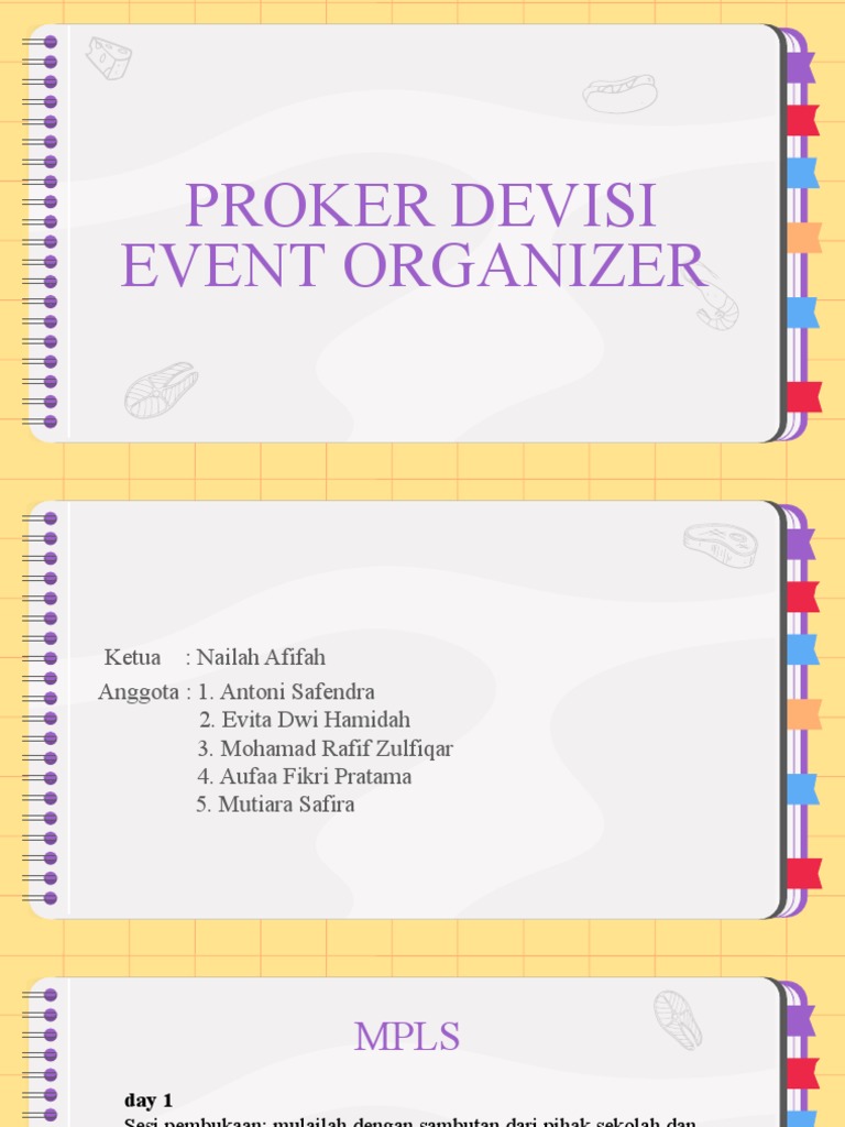 Proker Event Organizer Sekolah | PDF | Olahraga & Rekreasi