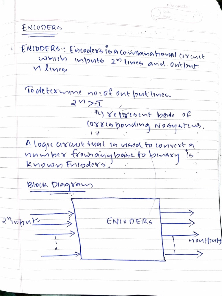 Encoder, Decoder, Multiplexer | PDF