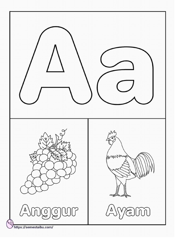 Mewarnai Huruf A Sampai Z Pdf