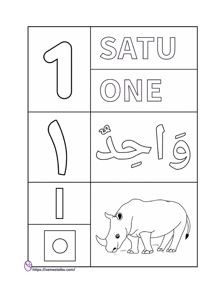 Mewarnai Angka | PDF