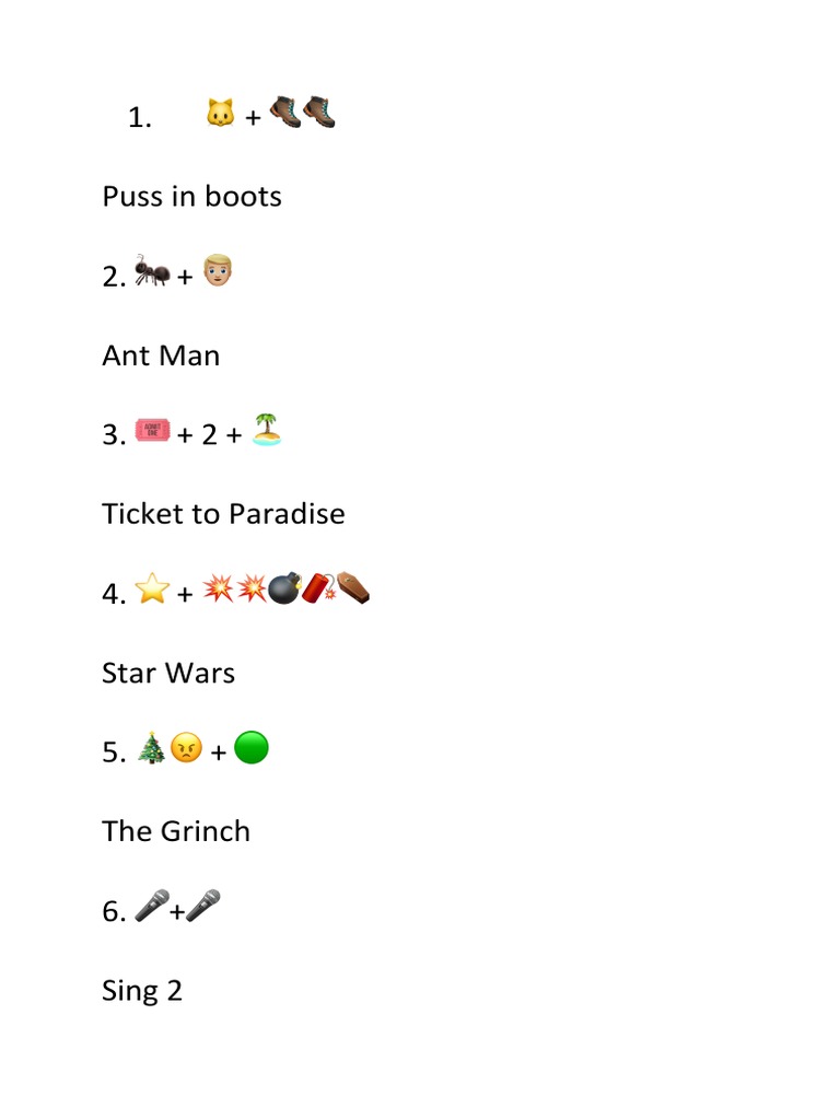Emoji Game | PDF