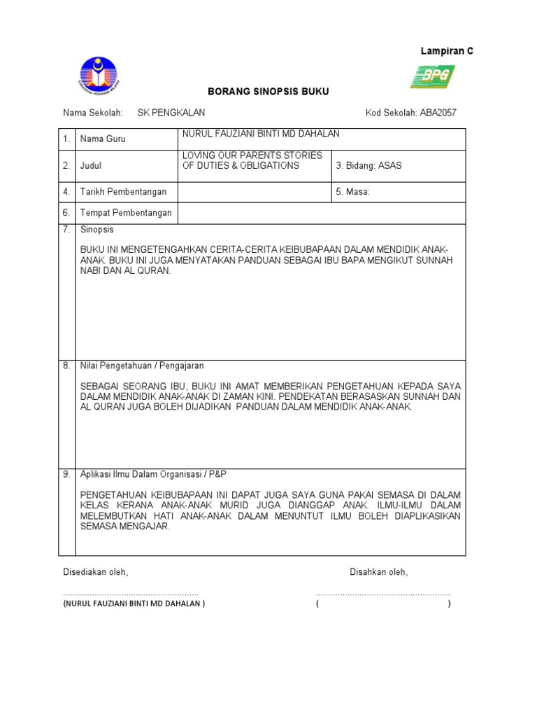 Rekod Buku Ladap | PDF