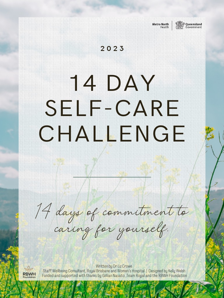 2023 RBWH 14 Day Staff Self-Care Challenge | PDF | Stress (Biology ...
