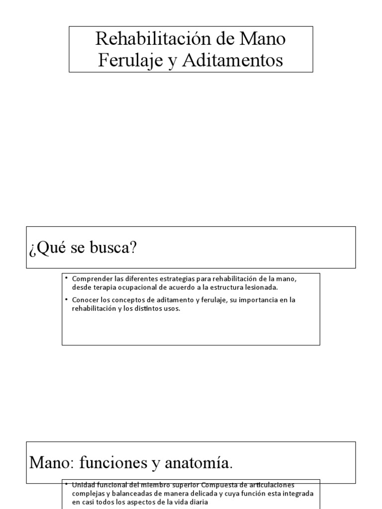 Bases de Uso de Aditamento en Mano | PDF | Mano | Sistema ...
