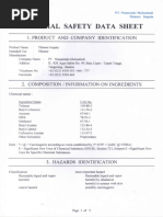 AICA Aibon MSDS Overview | PDF | Personal Protective Equipment | Fires